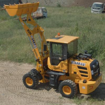 Cina Costruzione Front Wheel Loader 0.6m3 per il trasporto della lunghezza del secchio di 1.9m in vendita