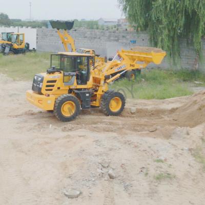 China Mechanisches Drehmomentwandler-Getriebe Front End Wheel Loader Steuerknüppel-Mini Compact Loaders CVT 280 zu verkaufen