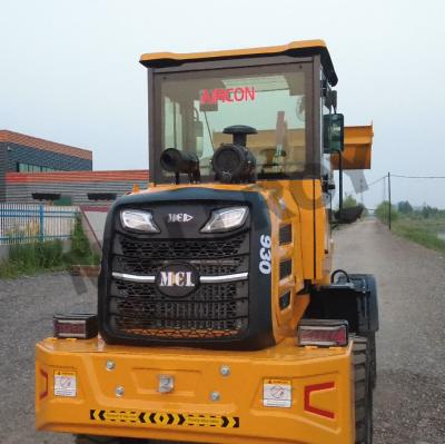Cina Freno a disco di Mini Compact Wheel Loader Machine 28 km/ora di velocità di viaggio in vendita