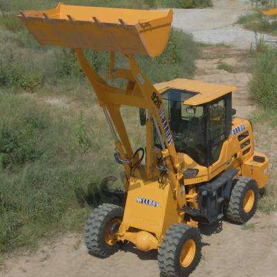 China Articulating Transmission Front End Wheel Loader Mining Cycle Time Mini Compact Loader à venda