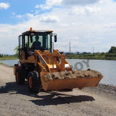 China Mini Articulated Wheel Loader Machine 20.5-16 Tire Small Construction Loader à venda
