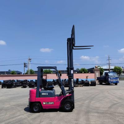 China Diesel IC Counterbalance Forklift FD15 Max Working Speed 13.5 Km/H for sale