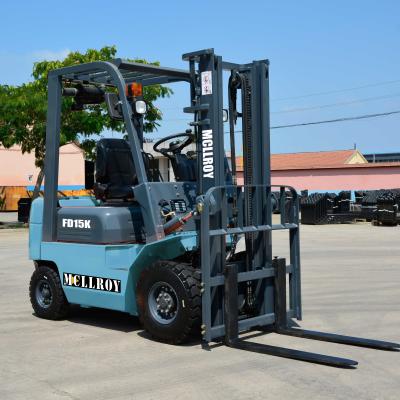 Cina 12V / 80Ah Battery Diesel Powered Forklift FD15 920mm Fork Size in vendita