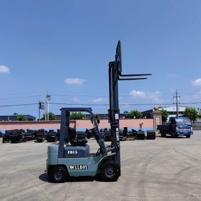 Cina 1500mm Fork Size Diesel Powered Forklift FD15 Max Working Speed 13.5 Km/H in vendita