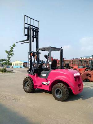 China Enhanced Productivity Off-Road Forklift Truck For Increases Storage Capacity By Enabling Vertical Storage Solutions for sale