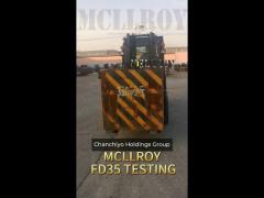 35.4KW Counterweight Forklift Operating Weight 3500kg 3.5 Ton FD35