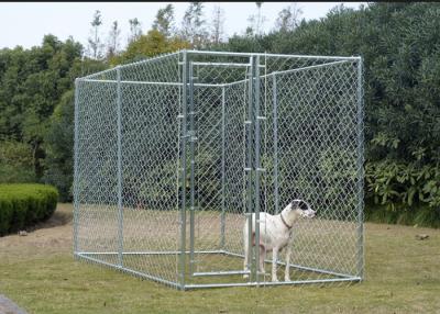 Cina Gabbia galvanizzata del cane del collegamento a catena della immersione calda, pulizia facile della grande fossa di scolo animale in vendita
