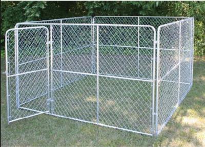 China Asamblea fácil modificada para requisitos particulares de la perrera del perro del patio trasero de la perrera del perro del metal del metal del diseño en venta