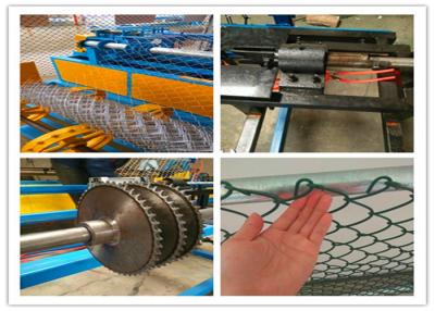 China 3M Width Chain Link Machine / Chain Wire Machine Serve Motor Large Capacity for sale