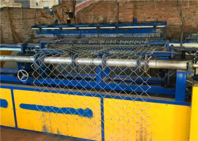China 2 Worms Chain Link Weaving Machine / Farm Fence Machine Touch Screen Controller for sale