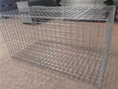 China Rede de arame feita sob encomenda profissional de Gabion, parede de retenção de prata da gaiola do fio à venda