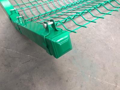 Cina La rete metallica di piegamento del triangolo che recinta la polvere galvanizzata ha ricoperto il CE di iso passato in vendita