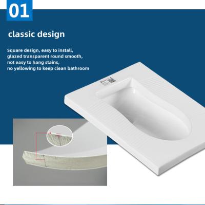 Cina Anti trappola ceramica portatile di Pan Toilet Floor Mounted Wc S di edificio occupato di odore in vendita