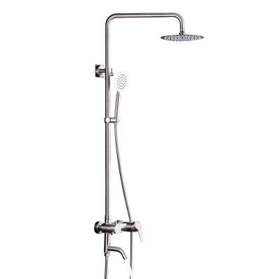 Cina Hotel Waterfall Rain Thermostatic Shower Mixer Set Wall Mounted in vendita