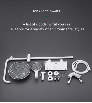 Cina Modern Rainfall Shower Head Set Stainless Steel Surface Polished Wall Mounted in vendita