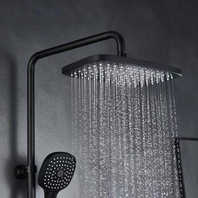 Cina Black Ss 304 Water Saving Shower Head Hot Cold Mixer Contemporary in vendita