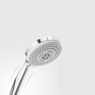 Cina Miscelatore freddo caldo della doccia della cascata di risparmio dell'acqua a monte di 304 docce di acciaio inossidabile del nero del bagno in vendita