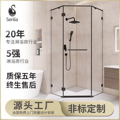 Cina Prezzo franco fabbrica Diamond Shape Shower Cabin di Foshan di alta qualità per la recinzione del bagno in vendita