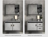 China Customized Zero Formaldehyde Smart Bathroom Mirror Cabinet For Home for sale