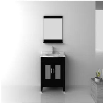 Cina Zero Formaldehyde Bathroom Towel Cabinet Floor Assembled With Slab Top in vendita