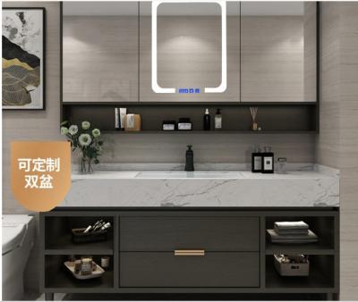 Cina Fireproof Mildew Proof Floor Mount Vanity Cabinet Modern in vendita
