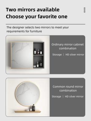 Cina Space Aluminum Insectproof Bathroom Storage Cabinets Floor Standing Oem in vendita
