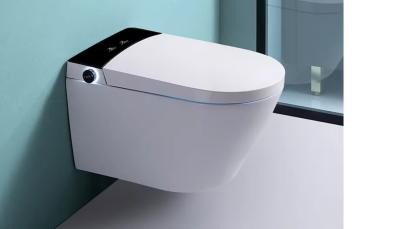 Cina Gabinetto fissato al muro del pezzo singolo di Hung One Piece Bathroom Toilet della parete in vendita