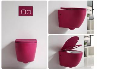 Cina Gabinetto fissato al muro del pezzo singolo di Hung One Piece Bathroom Toilet della parete in vendita