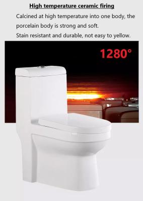 Cina Conforti l'un pezzo solo della toilette di fonte del progetto del cassettone del pezzo singolo della trappola di altezza P con il lavandino in vendita