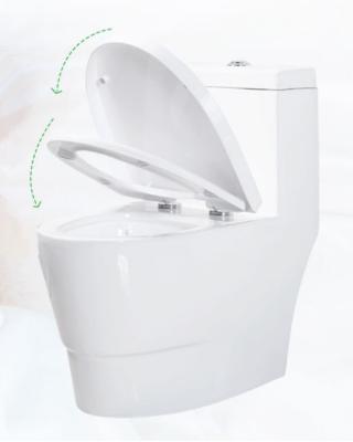China Moderne Verlengde van het de Warentoilet van WC Sanitaire Dubbele Vloed 690X370X760mm Te koop