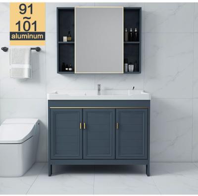 China Desenhista superior contrário Wash Basin Set do armário da bacia de lavagem com armário à venda