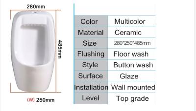 Cina Toilette maschio dell'orinale della ciotola dell'orinale degli uomini moderni facile da pulire in vendita