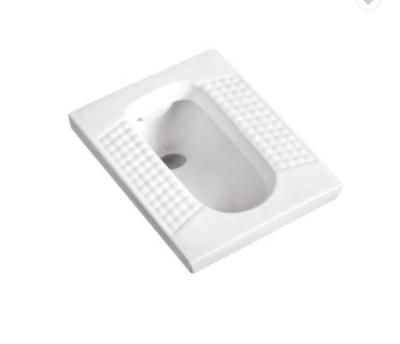 Cina Wc di pulizia della glassa che occupa Pan Turkish Style Squat Toilets che arrossisce montaggio in vendita