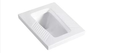 China 300/400mm Hurkend Pan Toilet Water Closet Squatting Pan Cleaning Glaze Te koop