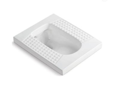Cina Sgrossatura di Pan Toilet Porcelain Squat Toilet 300mm 400mm di edificio occupato dell'avorio dentro in vendita