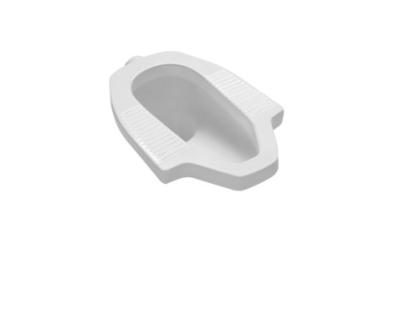 Cina Edificio occupato bianco lucido Pan Toilet Water Storage Bend che occupa Pan Water Closet in vendita