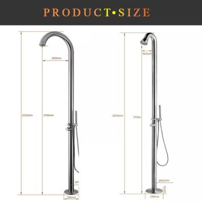 Cina Matte Black Bathroom Shower Head ha messo i rubinetti della doccia del bagno di isolato in vendita