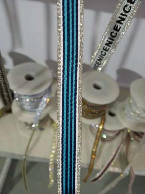 China Hot Fix Weave Crystal Trimmings Resin Strip Glass Stones Rhinestone with Weave Banding Fashion Decoration Garment Trim for sale