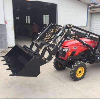 China China Factory Supply 55HP 4WD Mini/front tyre Garden/Orchard/Agricultural/flat tyre Farm Tractor tractor with front end for sale