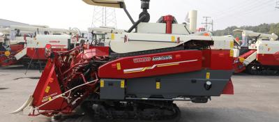 China RL（4LZ-6.0P）102hp TRACK COMBINE HARVESTER crops rice grain tank combine machinery MADE IN CHINA Te koop