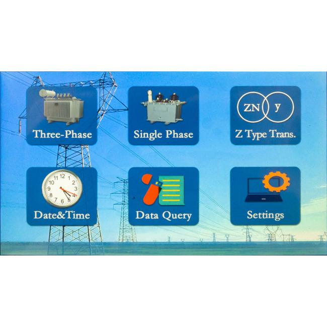 Digital Three Phase Transformer Turns Ratio Tester TTR
