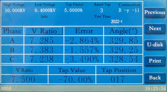 Xzh Test Transformer Turns Ratio Tester TTR Transformer Tester
