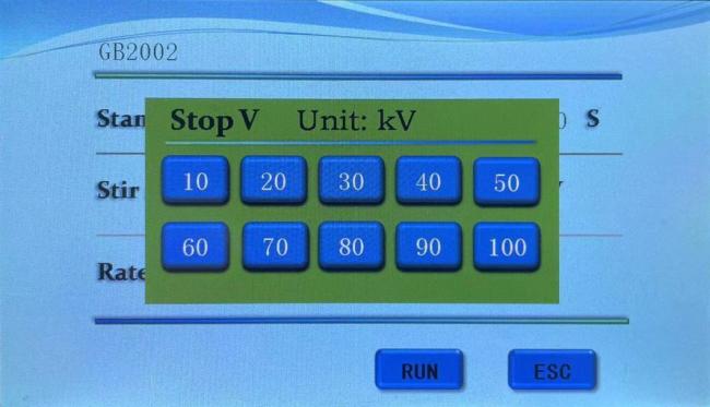 Touch LCD Digital 0-80kv Voltage Breakdown Insulation Oil Dielectric Strength Tester