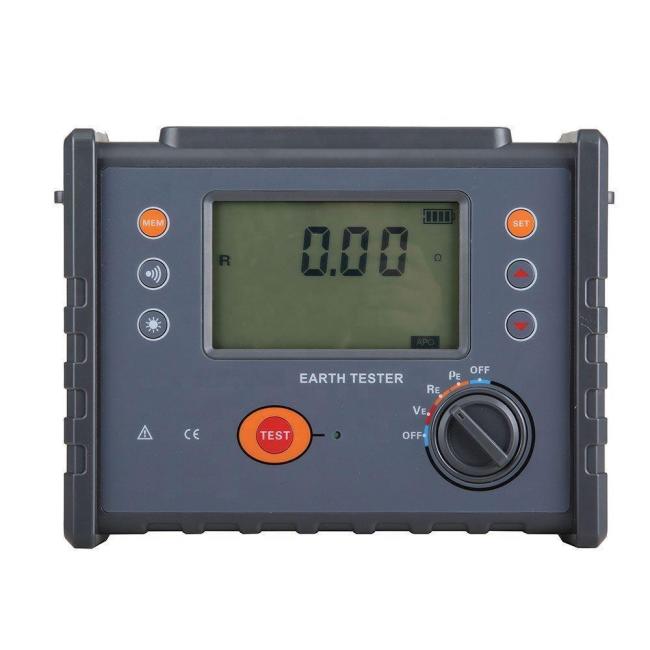 Digital Earth Tester Ground Resistance Soil Resistivity Tester