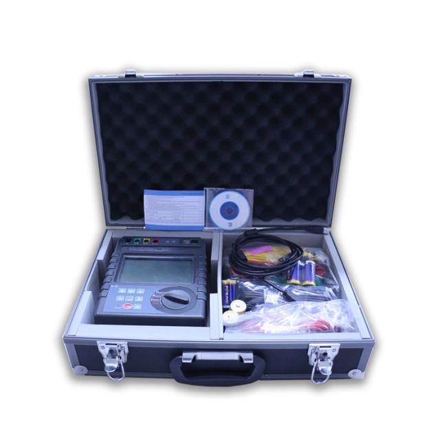 XHDJ705 Digital Ground Resistance Tester in operation