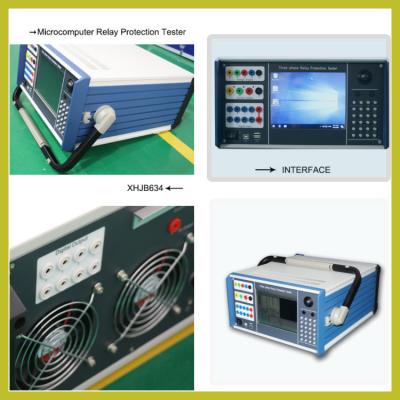 China Professional Three-Phase Microcomputer Relay Protection Tester for Protection Testing for sale