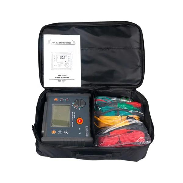 XHDJ706 Aardweerstand Soil Resistivity Tester voor nauwkeurige meting van Aardweerstand Aardweerstand en spanning