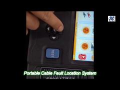portable arc cable fault detector machine