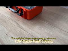 medium low voltage underground tdr cable fault locator portable lightweight with printer