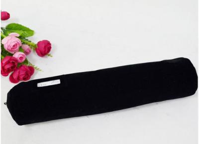 Cina Cassa portatile nera di stoccaggio della borsa di rotolo di viaggio del velluto per l'orologio del braccialetto del braccialetto in vendita